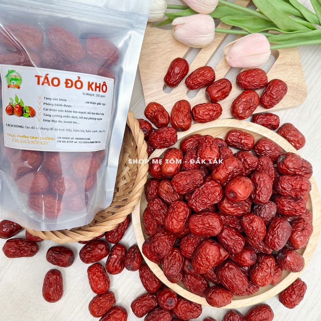 TÁO ĐỎ KHÔ LOẠI NGON CHUẨN NGỌT DẺO SHOP MẸ TÔM (CÓ XUẤT HÓA ĐƠN CÔNG ...