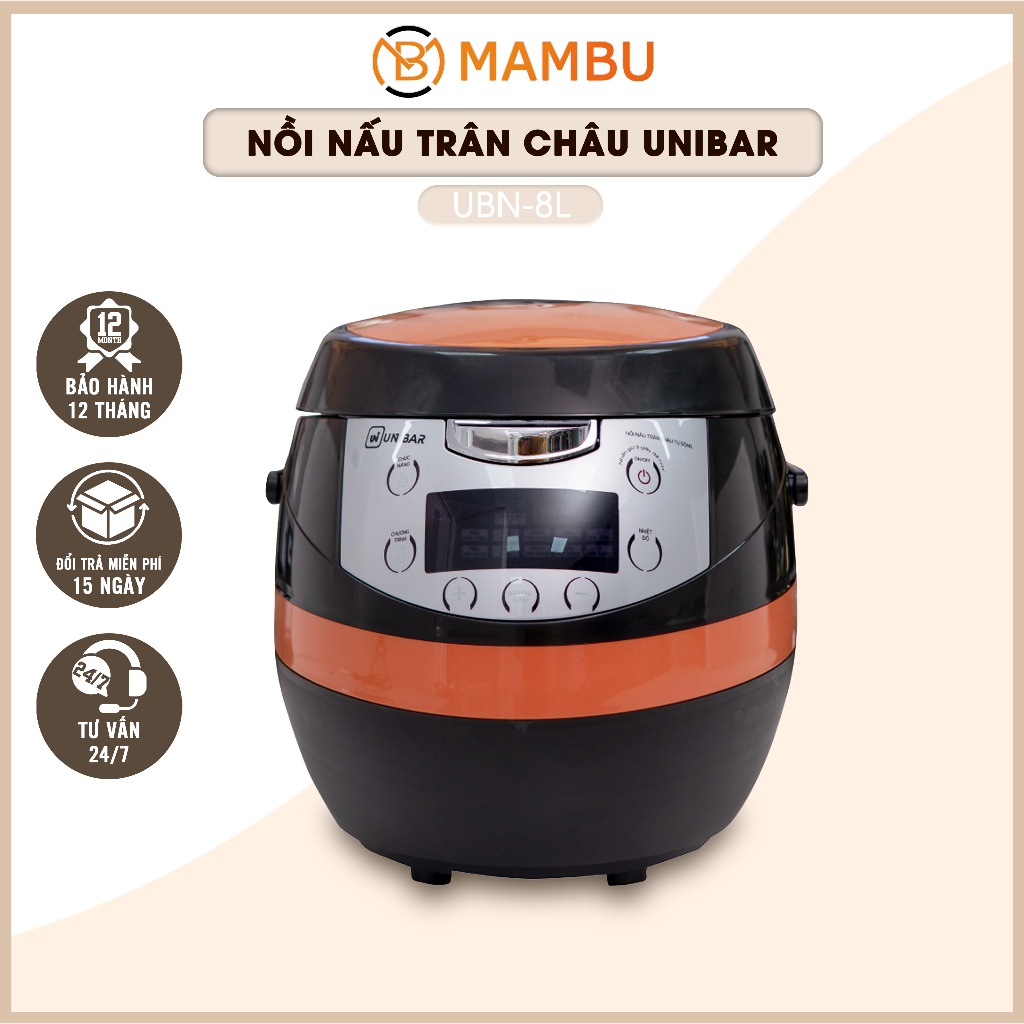 NỒI NẤU TRÂN CHÂU TỰ ĐỘNG UNIBAR UBN-8L (8 Lít) | Shopee Việt Nam
