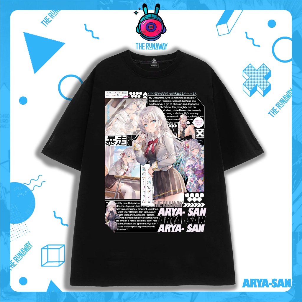 Áo phông Otaku Waifu: Arya Maxium 100% Cotton Nam / Nữ by The Runaway ...