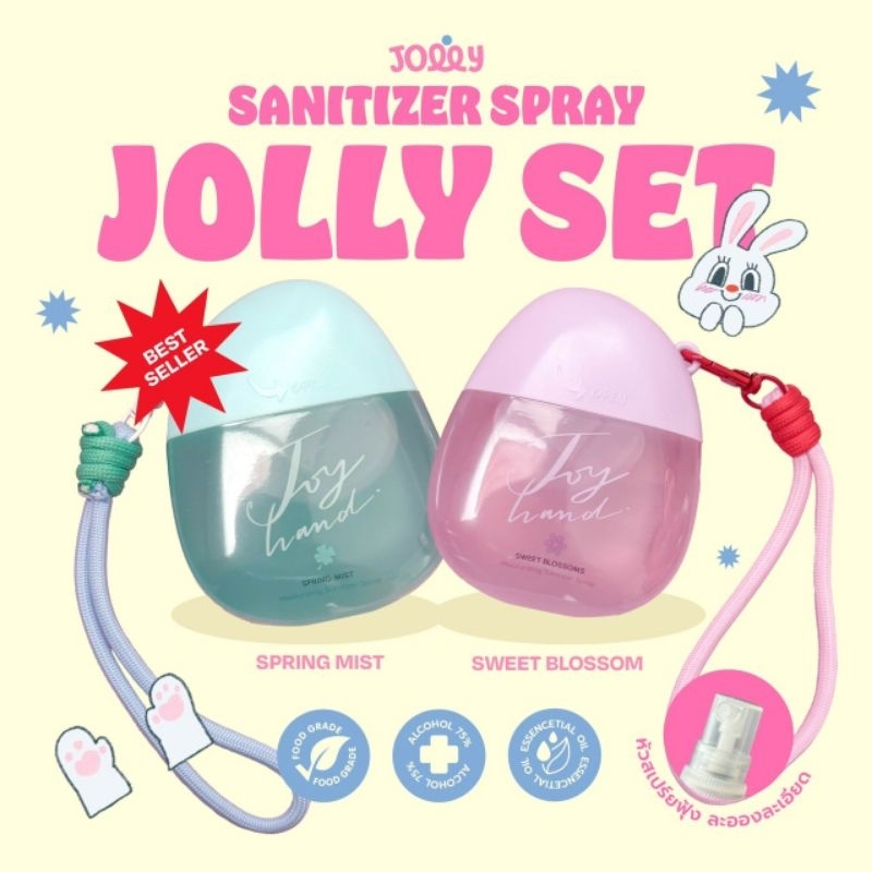 Sét Bình Xịt Cồn 60ml Local Brand Thái Hej.jolly - GÁI THÁI | Shopee ...