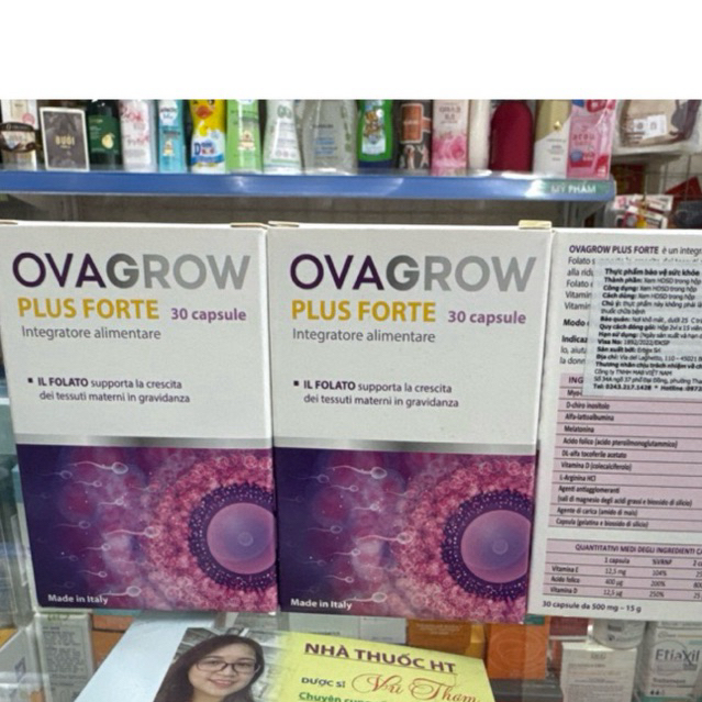 ( Nhập khẩu ) Ovagrow Plus Forte 30 viên - Nhà Thuốc HT Lạc Long Quân ...