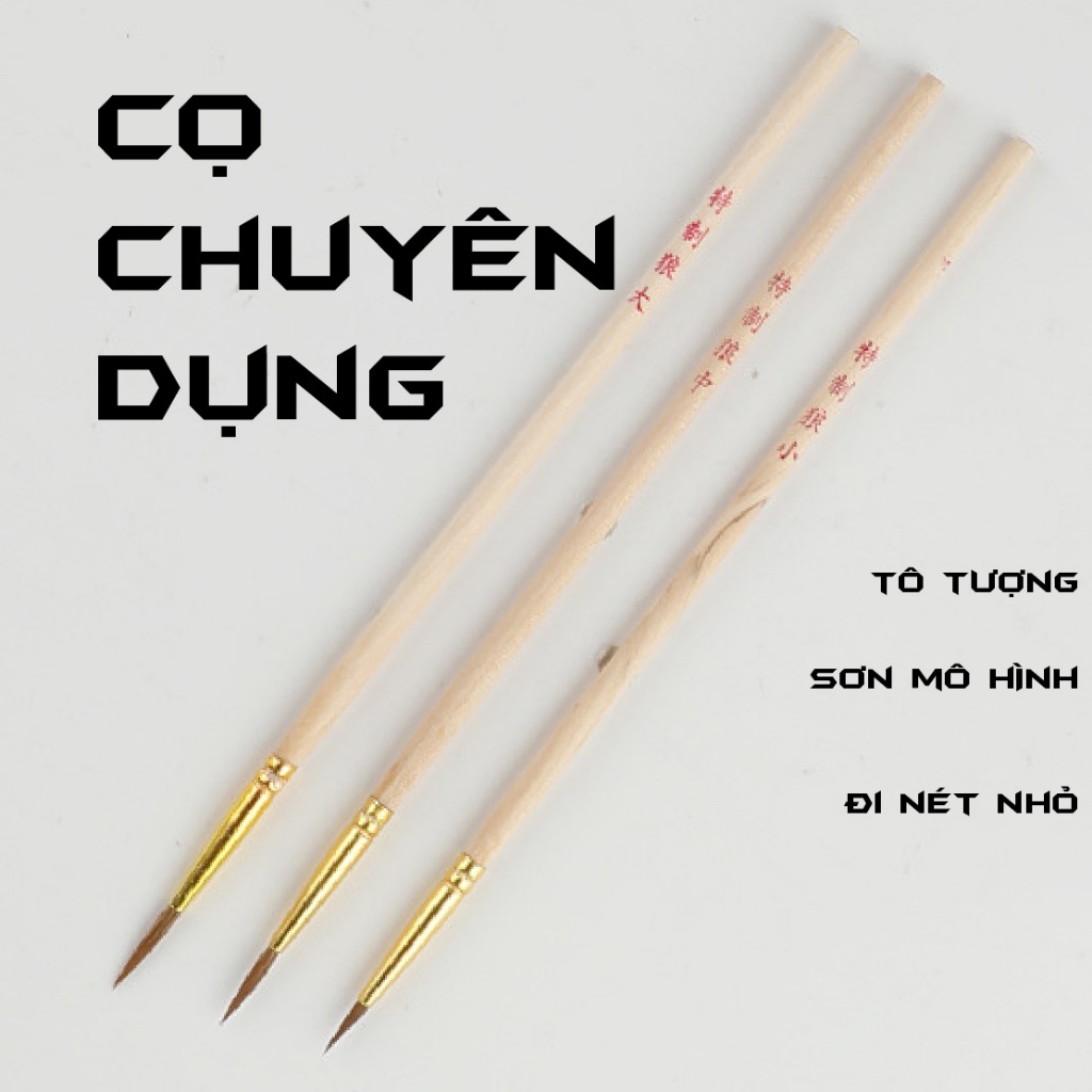 Cọ sơn mô hình xe - gundam - tô tượng PK470 | Shopee Việt Nam