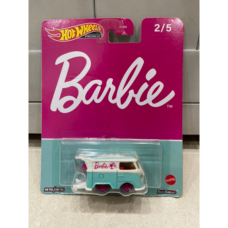 Xe mô hình đồ chơi bánh cao su Hotwheels 1:64 PREMIUM - BARBIE - Kool Kombi (card như hình ...