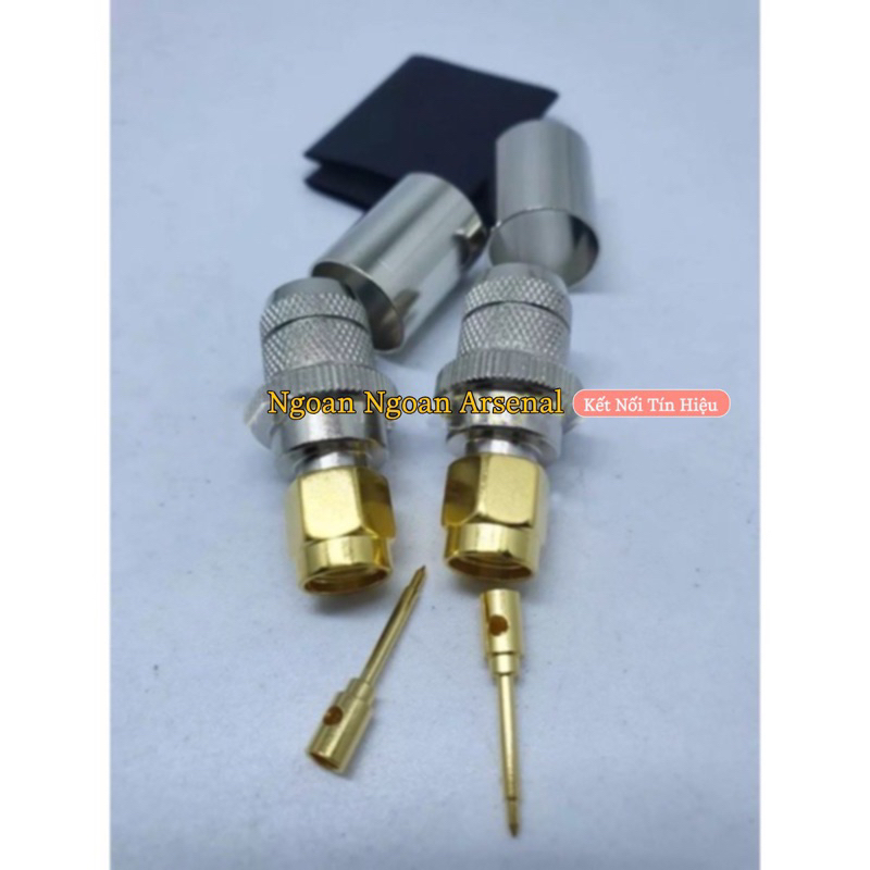 SMA MALE FOR RG8/U, LMR 400, RG213 CABLE CONNECTOR: SMA đực dây RG8 ...