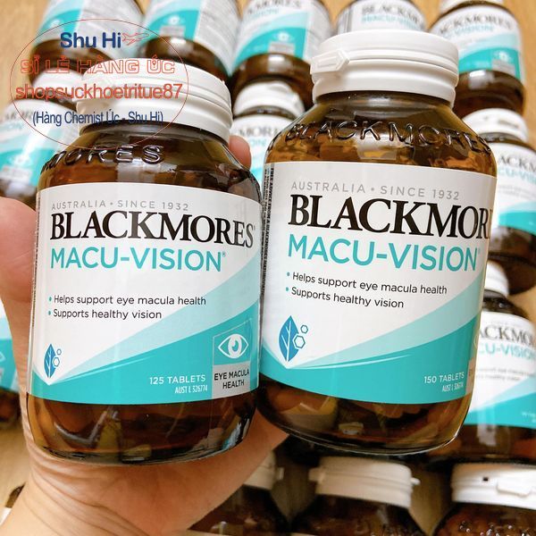 Viên uống bổ mắt, cải thiện mắt blackmores macu vision 30 viên, 125 ...