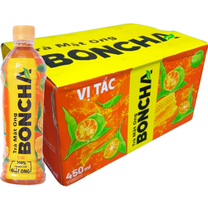 Trà mật ong BONCHA vị tắc chai 450ml | Shopee Việt Nam