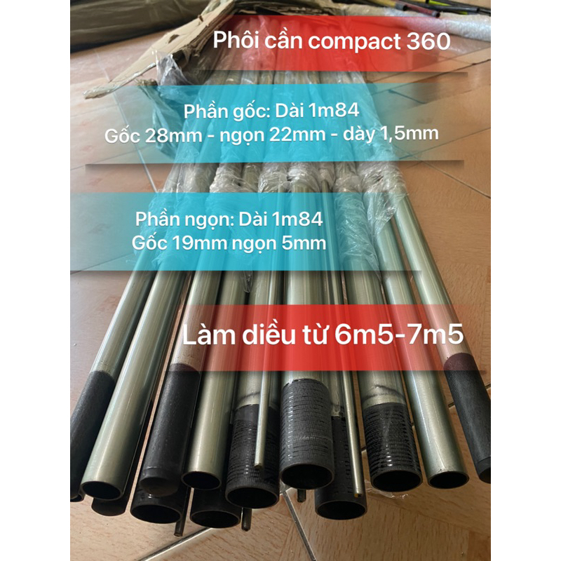 Phôi cần Compac 330 - 360 - làm diều 5m5-7m2 - có bán lẻ | Shopee Việt Nam