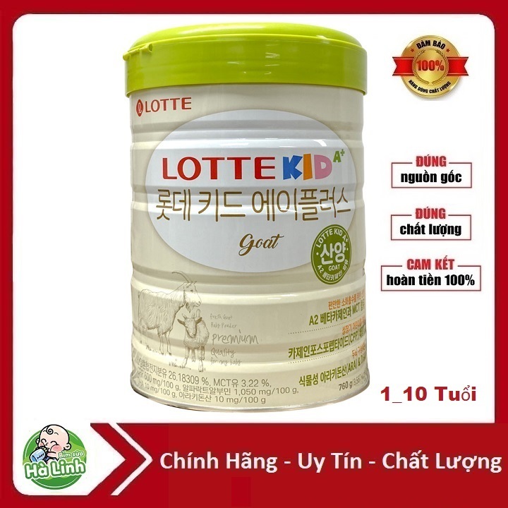[Date 07/2026] Sữa Lotte Kid Goat Dê 760g thay thế Sữa Dê Kid power ...