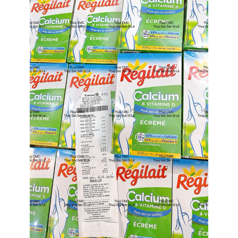 (Pick đủ bill ) Sữa bột Canxi Regilait Calcium & Vitamin D hộp 300g ...