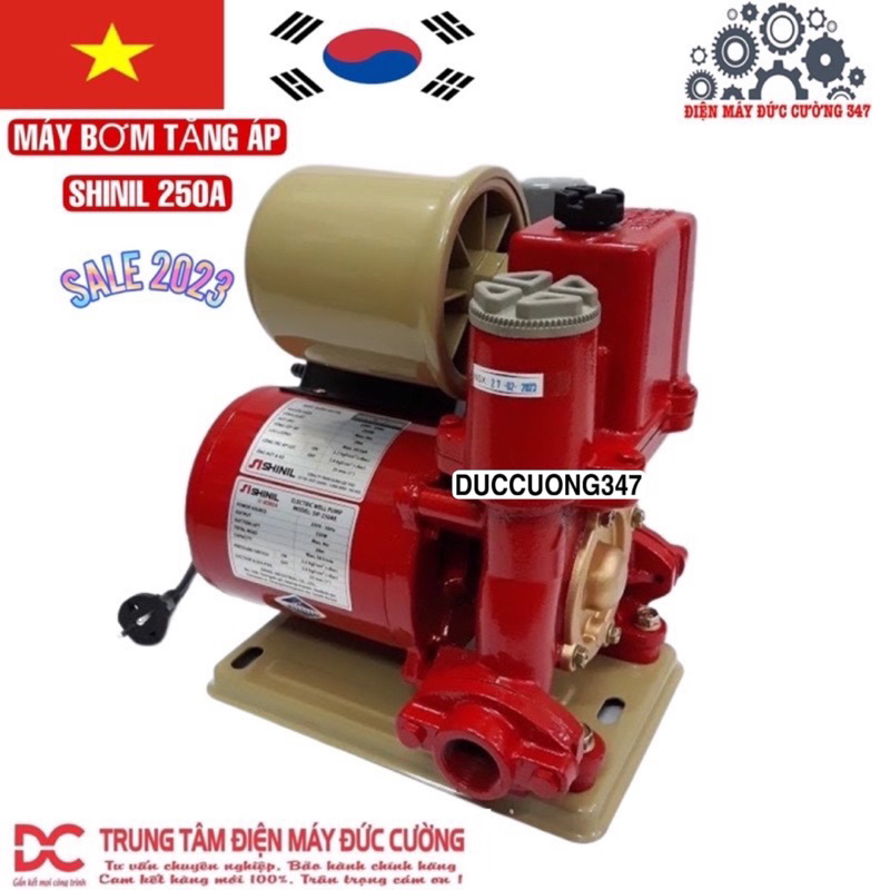 Máy Bơm Nước Tăng Áp Shinil 250 AE Moden Ship 250AE - Máy Bơm Tăng Áp ...