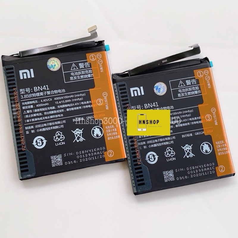 Pin Xiaomi Redmi Note 4 BN41 Dung Lượng 4100mAh Zin Chính Hãng - Bảo Hành 6 Tháng | Shopee Việt Nam