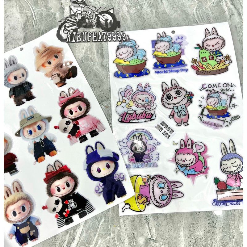 Tem sticker hình dán Labubu | Shopee Việt Nam