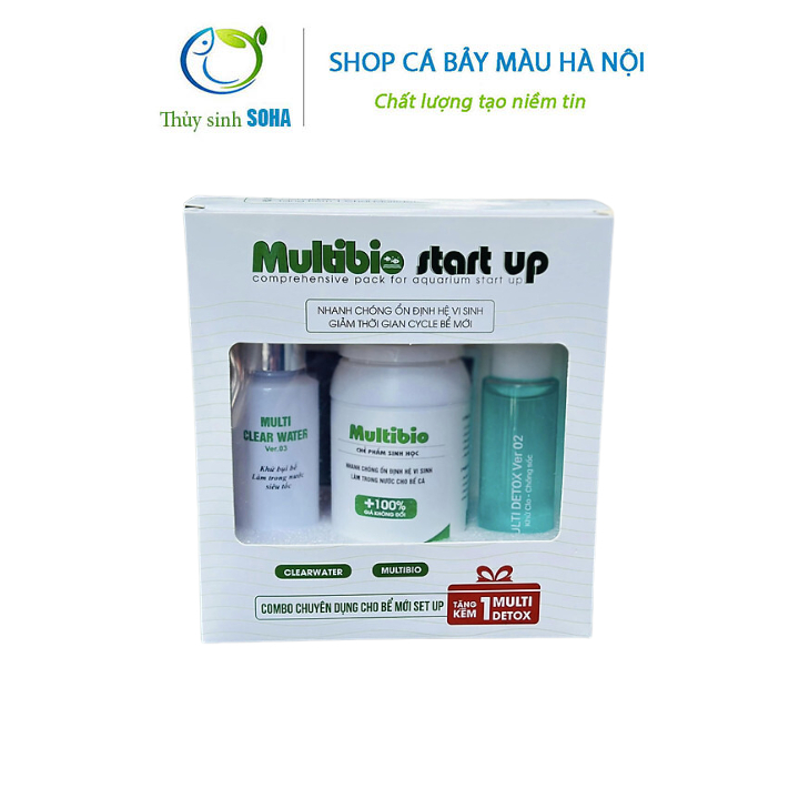 Bộ sản phẩm Multibio Startup | Combo khởi đầu cho bể thủy sinh | Shopee Việt Nam