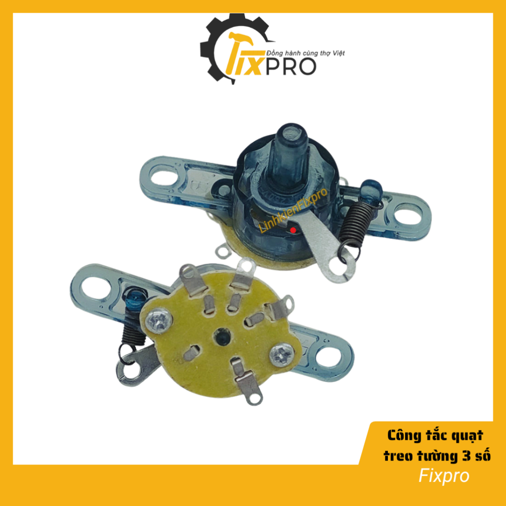 Công tắc quạt treo tường 3 số 4.8cm chất lượng cao - Linh kiện Fixpro | Shopee Việt Nam