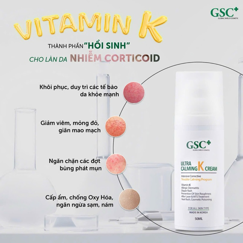 Kem Phục Hồi GSC+ Ultra Calming Cream 50g Hàn Quốc | Shopee Việt Nam