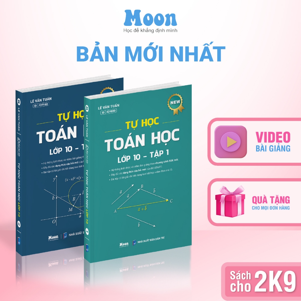 Sách - Tự học toán học lớp 10 ( tập 1 + tập 2 ) | SachID | Shopee Việt Nam