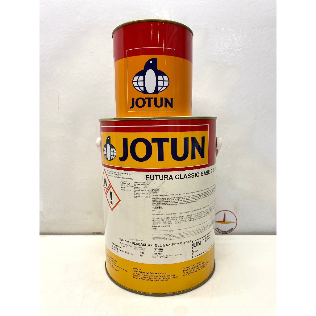 Sơn Epoxy dùng cho ngoài trời Jotun Futura Classic base 6 màu cam ...