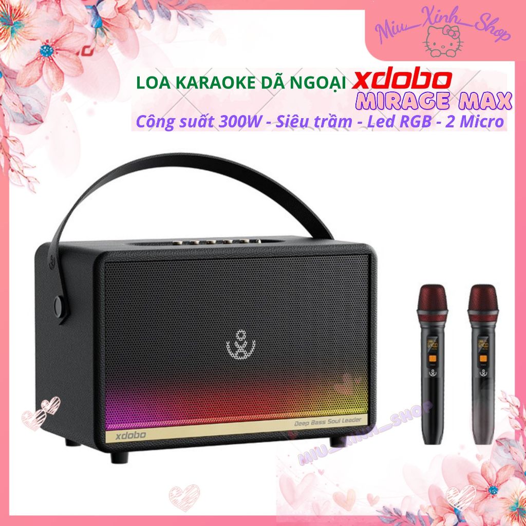 ★Chính hãng★ Loa Bluetooth karaoke, trợ giàng Xdobo Mirage 130W bản ...