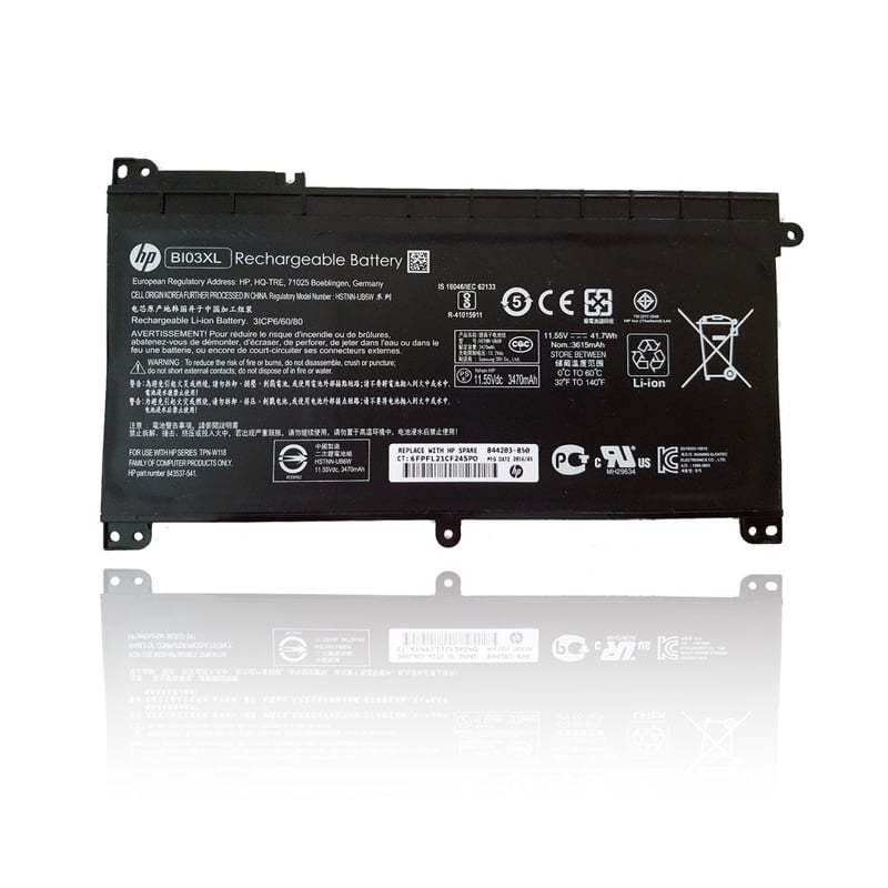 ⚡ PIN LAPTOP HP PAVILION X360 13-U000, 14-AX000, BI03XL, ON03XL - 3 ...