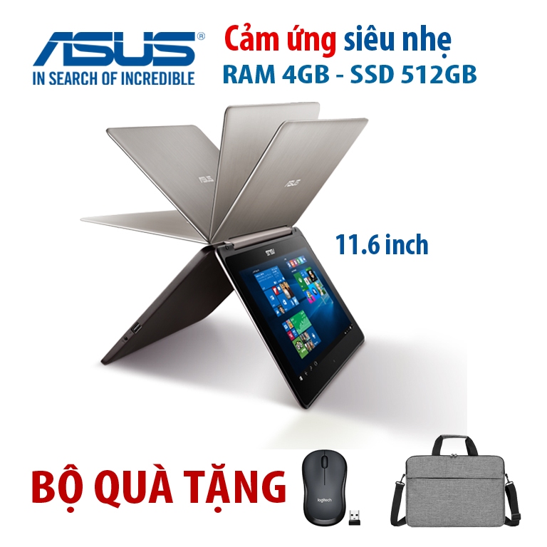 [Gập 360 độ] Laptop Asus Transformer Book Flip TP200 TP205 thiết kế ...
