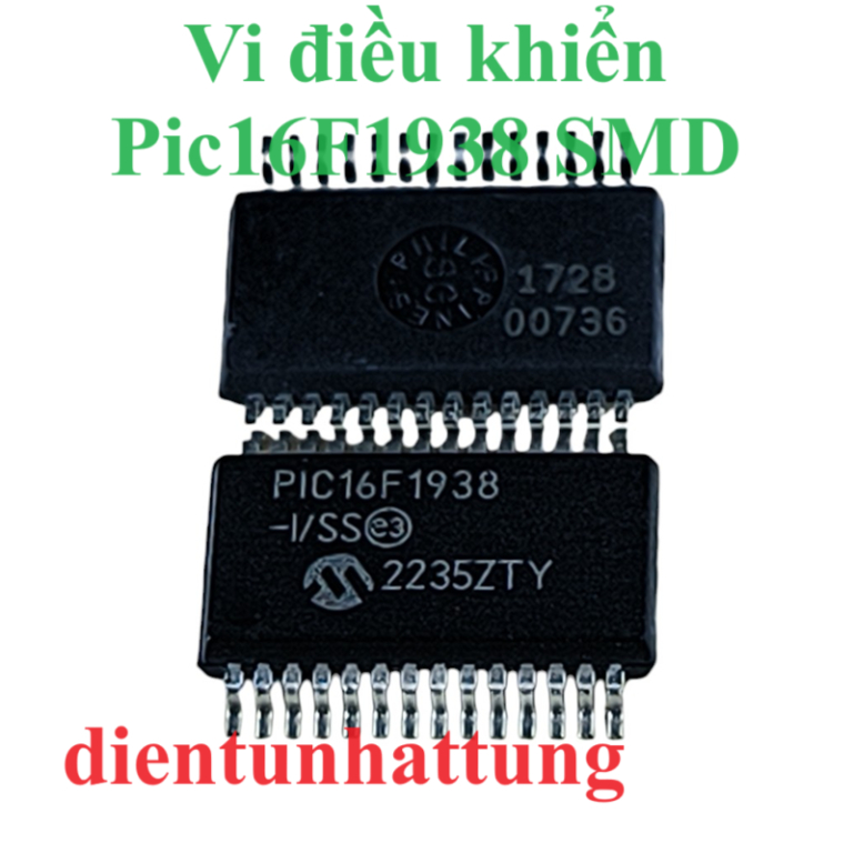 Pic16F1938 SMD, VI ĐIỀU KHIỂN HỌ PIC CỦA MICROCHIP | Shopee Việt Nam