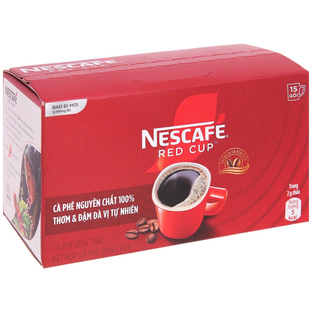 Cà phê đen NesCafe Red Cup 30g (15 gói x 2g) Date 2026 | Shopee Việt Nam
