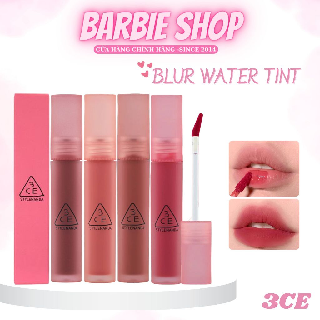 Son Kem Lì 3CE Blur Water Tint 4.6g [Bake Beige - Sepia - Breeze Way ...