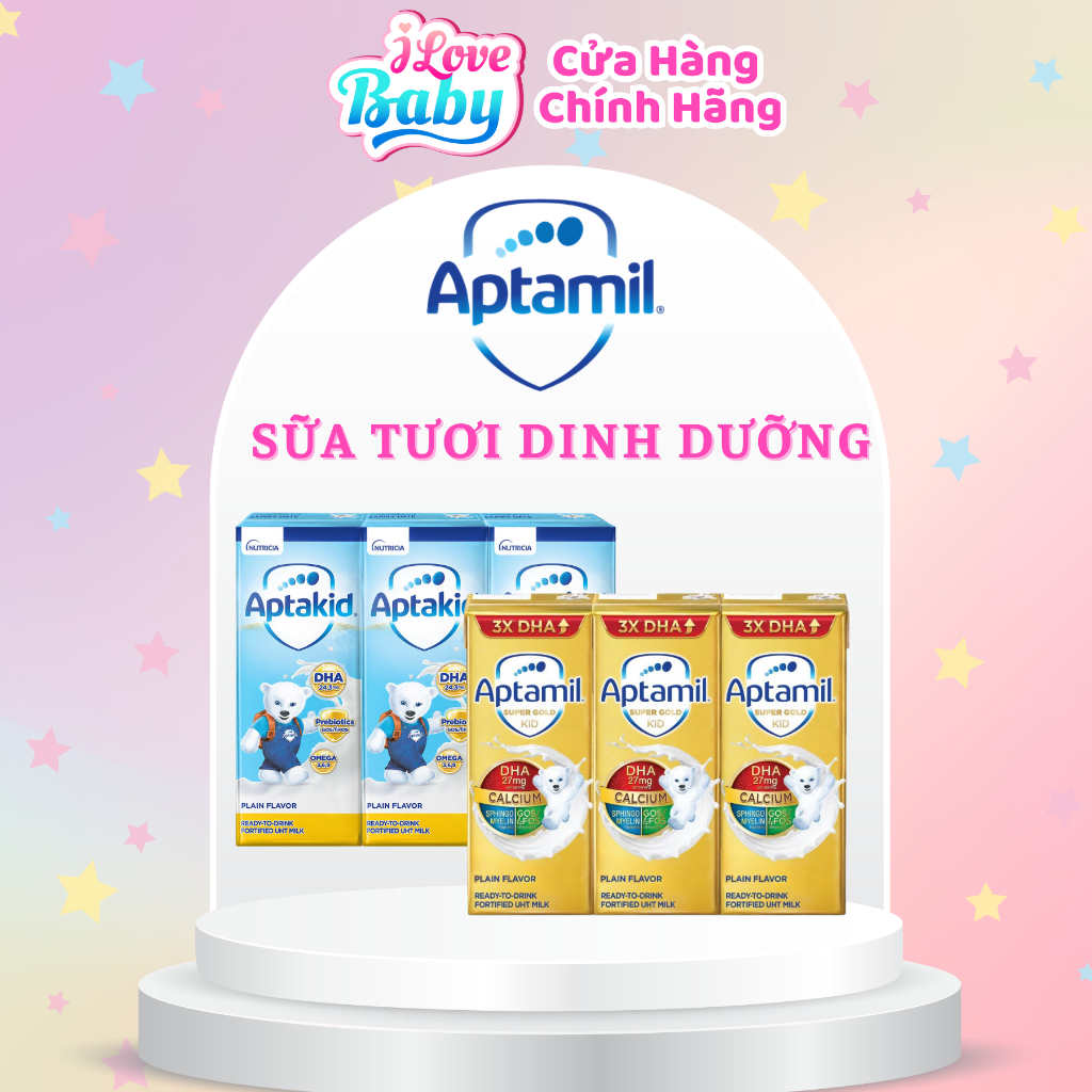 (Date 2025) Sữa Dinh Dưỡng Pha Sẵn APTAKID, APTAMIL, APTAMIL GOLD - Thùng 27 hộp | Shopee Việt Nam