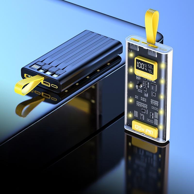 Sạc Dự Phòng 30.000mAh BILLION PK101 Sạc Nhanh Trong Suốt PD 120W Tích ...