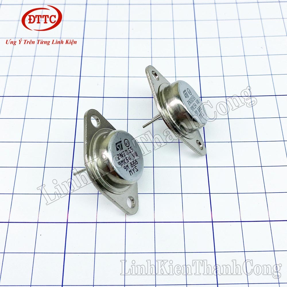2N3055 3055 Mới Transistor NPN 15A 100V TO-3 | Shopee Việt Nam