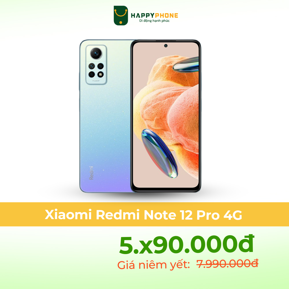 Điện thoại Xiaomi Redmi Note 12 Pro - Hàng Chính Hãng, mới 100%, Bảo ...