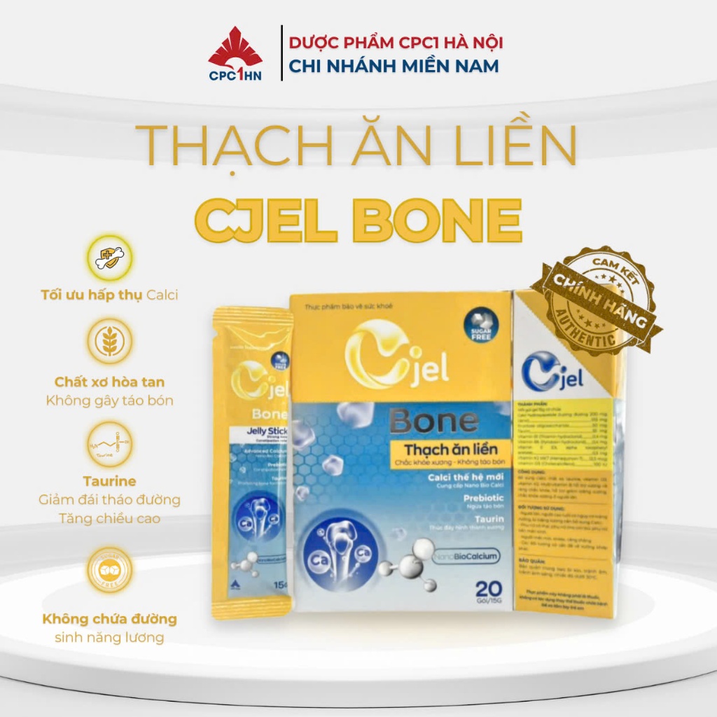 Thạch Canxi Sinh Học CJEL BONE Cho Mẹ Giảm Nguy Cơ Loãng Xương Không ...