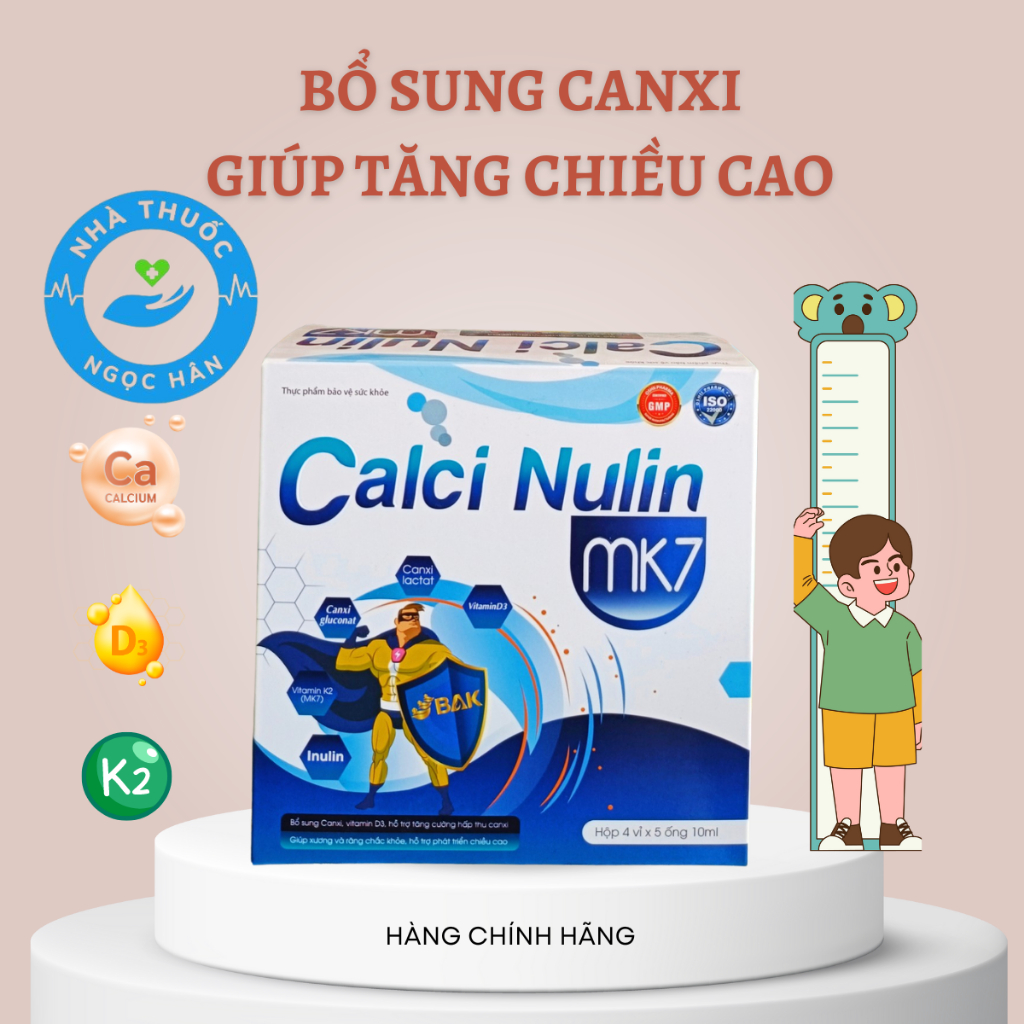 Calci Nulin Mk7 Bổ Sung Canxi Cho Bé Giúp Tăng Chiều Cao Xương Răng ...