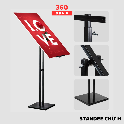 Standee Chữ H, Standee Treo Poster, Bảng Chỉ Dẫn Điều Chỉnh Kích Thước ...