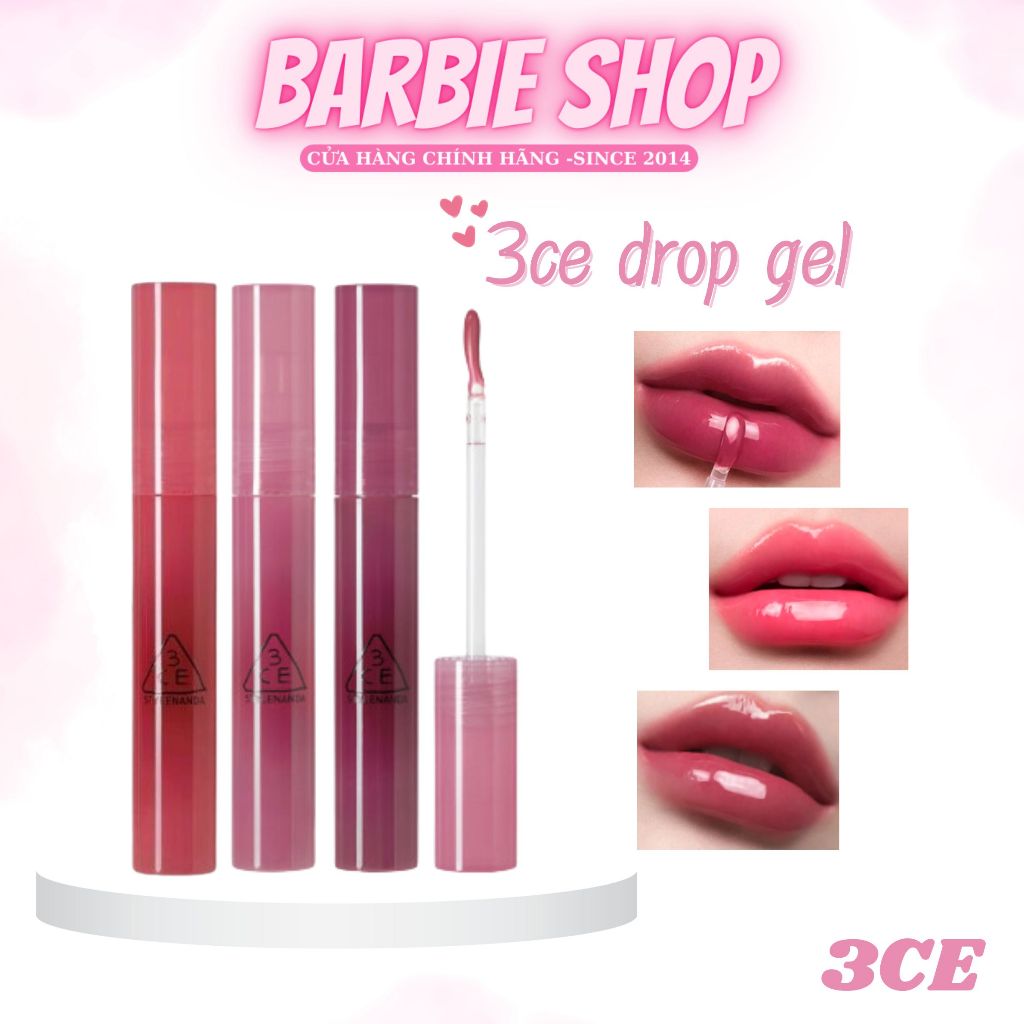 Son Kem Bóng 3CE Drop Glow Gel | Shopee Việt Nam
