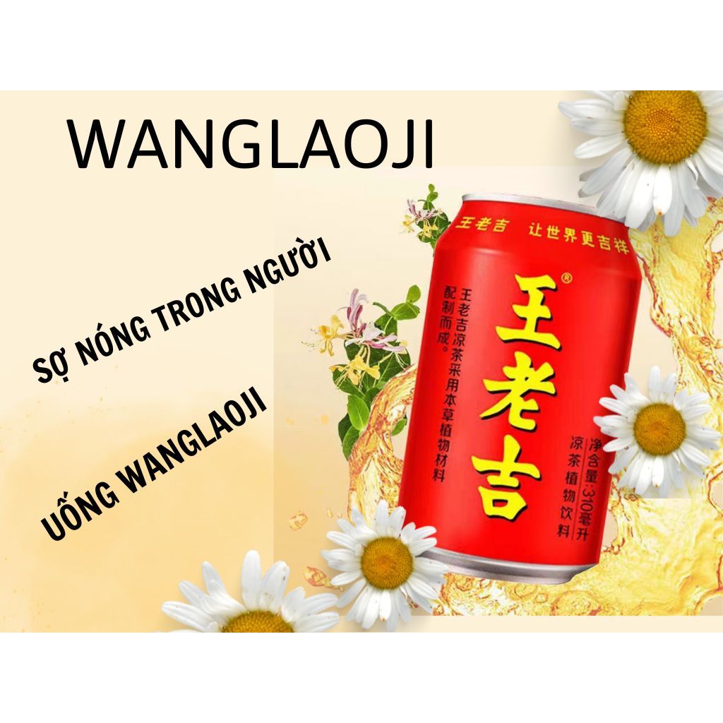 trà sâm thảo mộc wanglaoji lon 310ml | Shopee Việt Nam