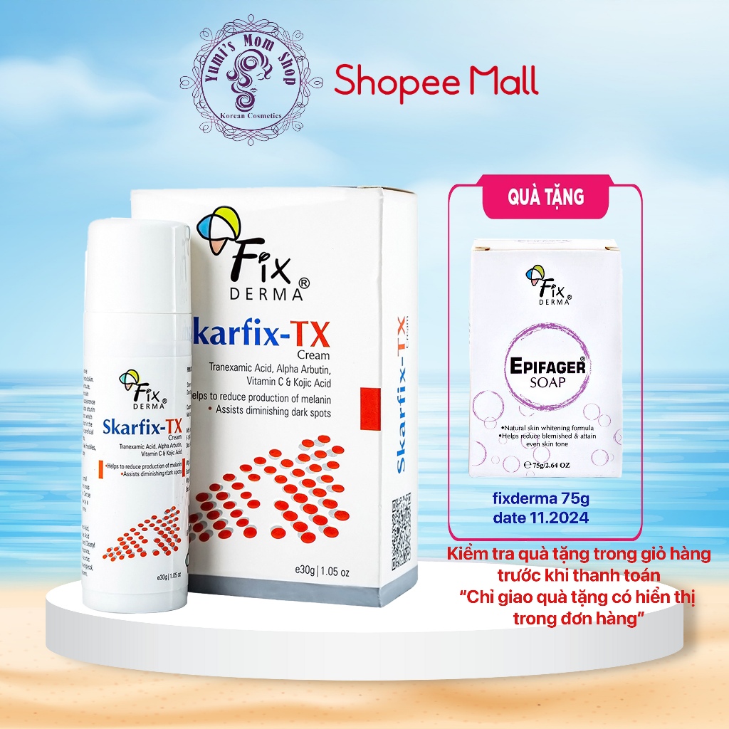 FIXDERMA Kem dưỡng da mờ nám, giảm thâm Fixderma Skarfix TX Cream 15g ...