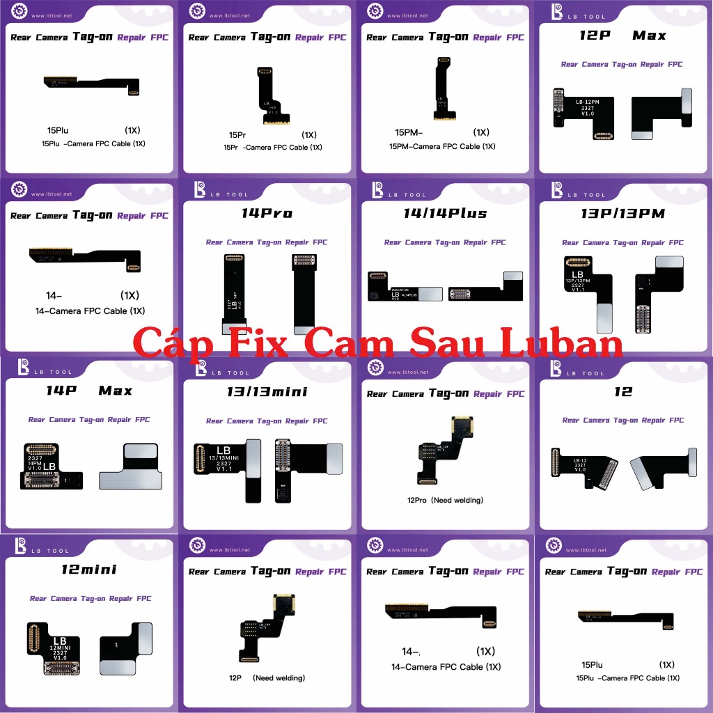 Luban Cáp Fix Cam Sau và Mạch Fix Camera Sau Luban | Shopee Việt Nam