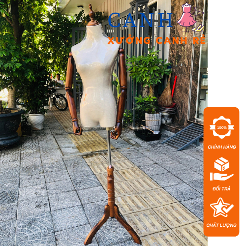 Manocanh Nữ Tay Gỗ Thật Vàng/Nâu (màu tay ghi chú) | Shopee Việt Nam