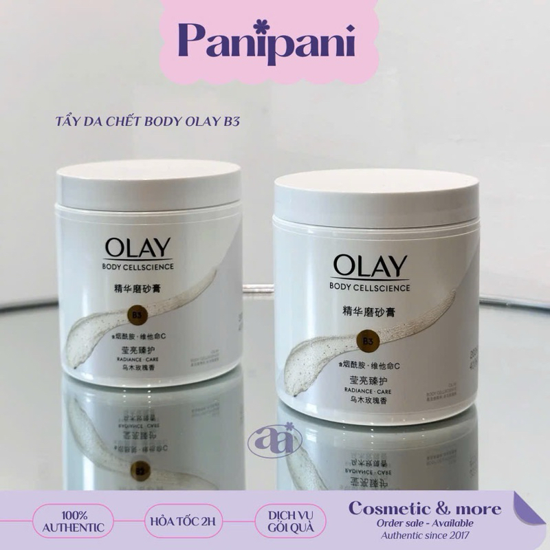 [Phiên Bản Mới Nhất] Tẩy Da Chết Body Olay B3 Cellscience dưỡng sáng ...