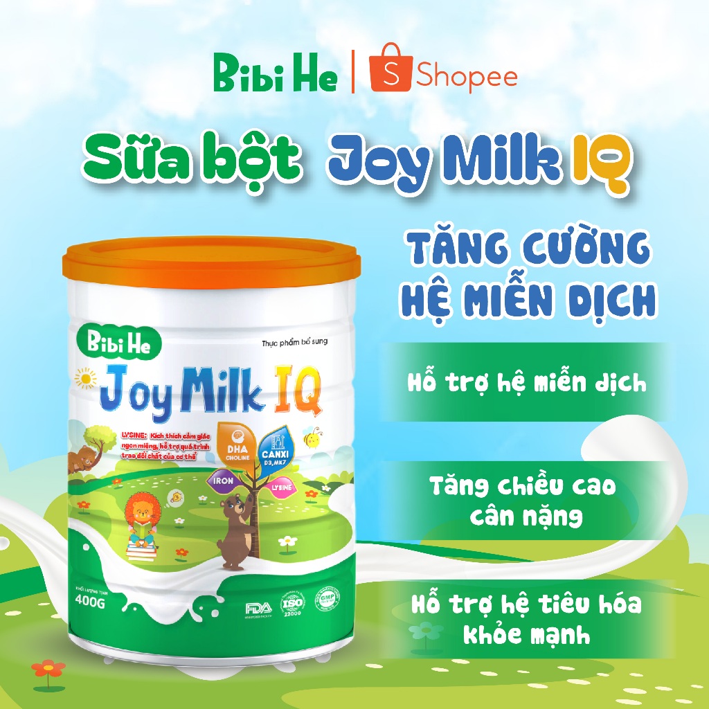 Sữa Bột JOY MILK IQ Tăng Cường Sức Đề Khách Cho Bé Từ 3 Tuổi Trở Lên ...
