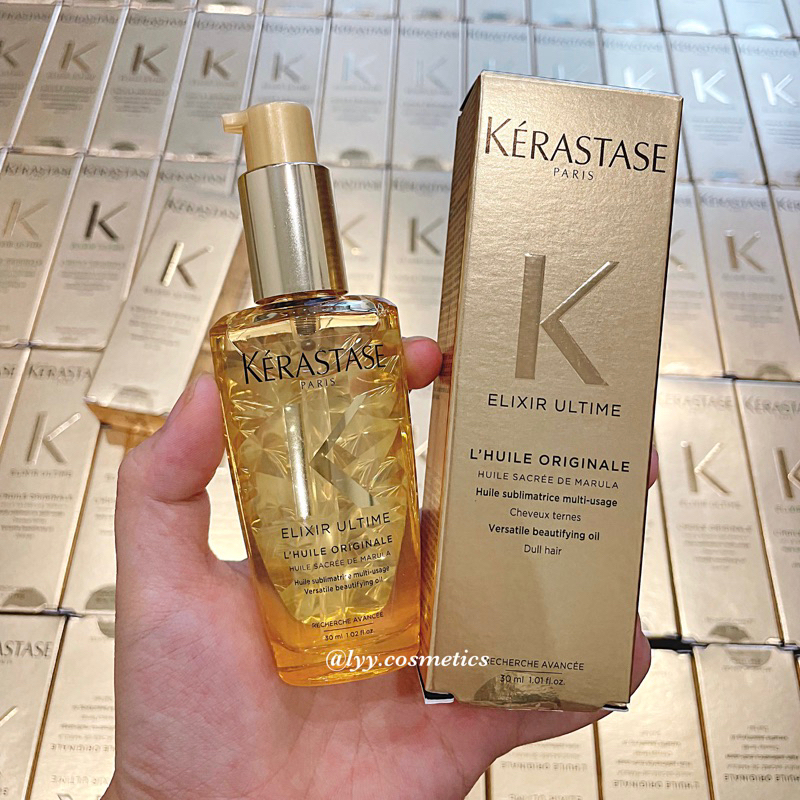 SERUM DƯỠNG TÓC KERA.TASE ELIXIR ULTIME HYDRATING HAIR OIL | Shopee ...