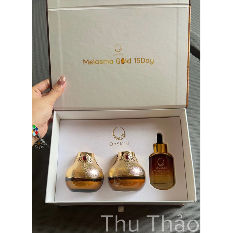 [CHÍNH HÃNG] COMBO Melasma gold 15 days QASKIN | Shopee Việt Nam