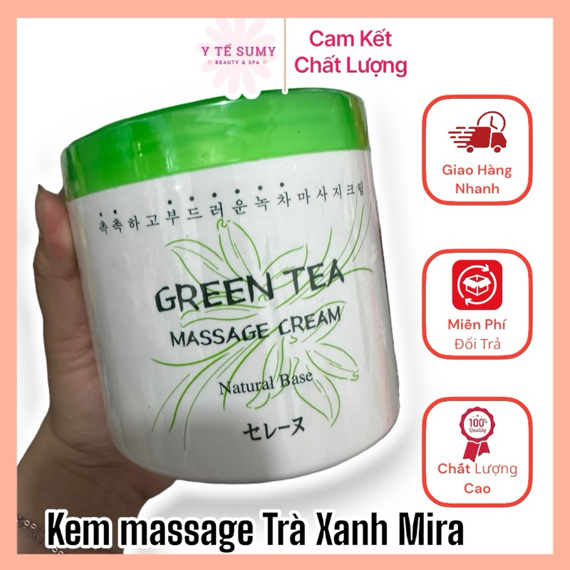 [ Hàng Chính hãng ] Kem massage tổng hợp trà xanh Mira Green tea ...