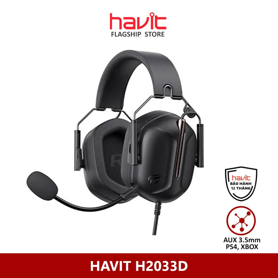 Tai Nghe Chụp Tai Có Dây Gaming Havit H2033D - Hàng Chính Hãng | Shopee Việt Nam