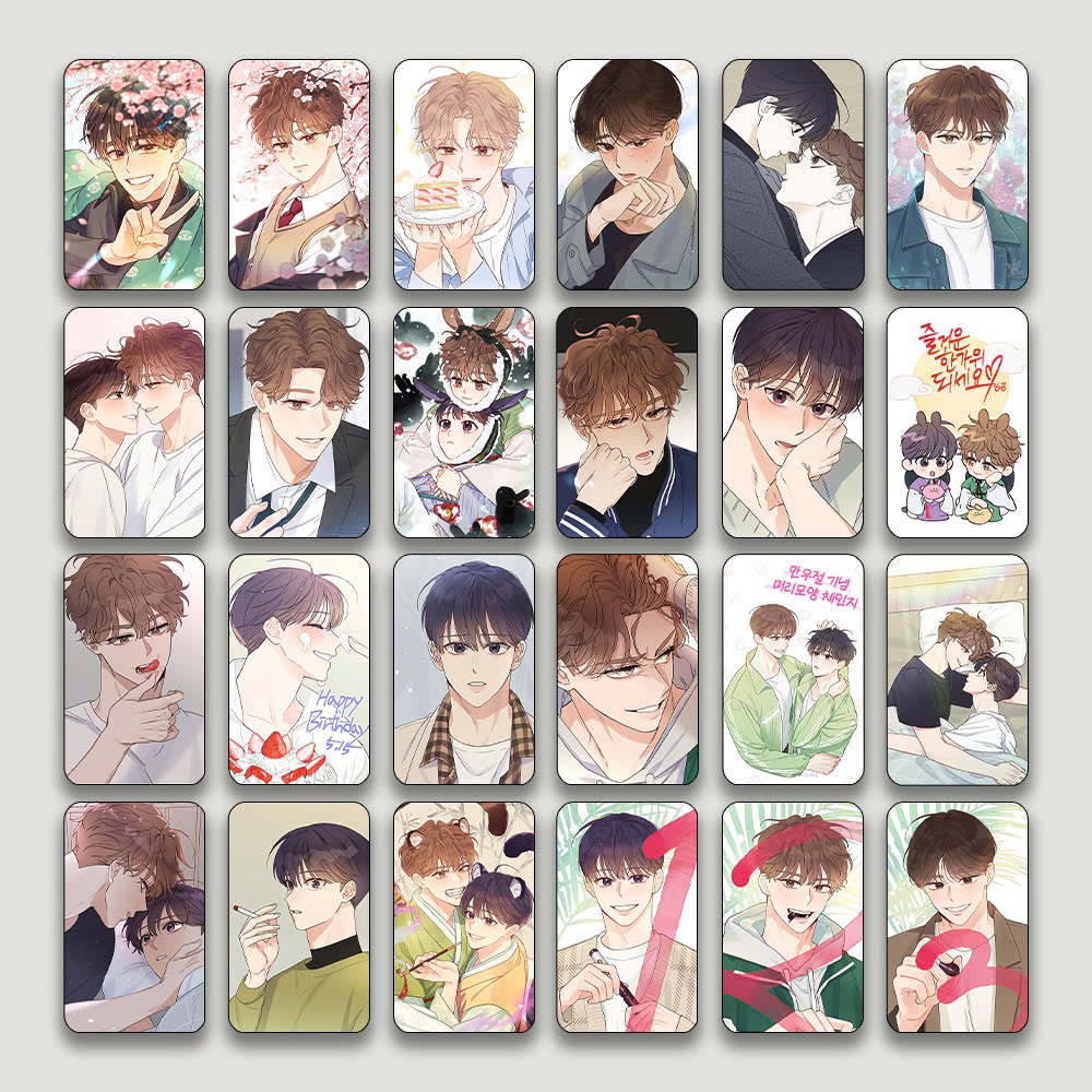 Ảnh card bo góc OMEGA COMPLEX thẻ bo viền 5*8cm in hình BL boylove ...