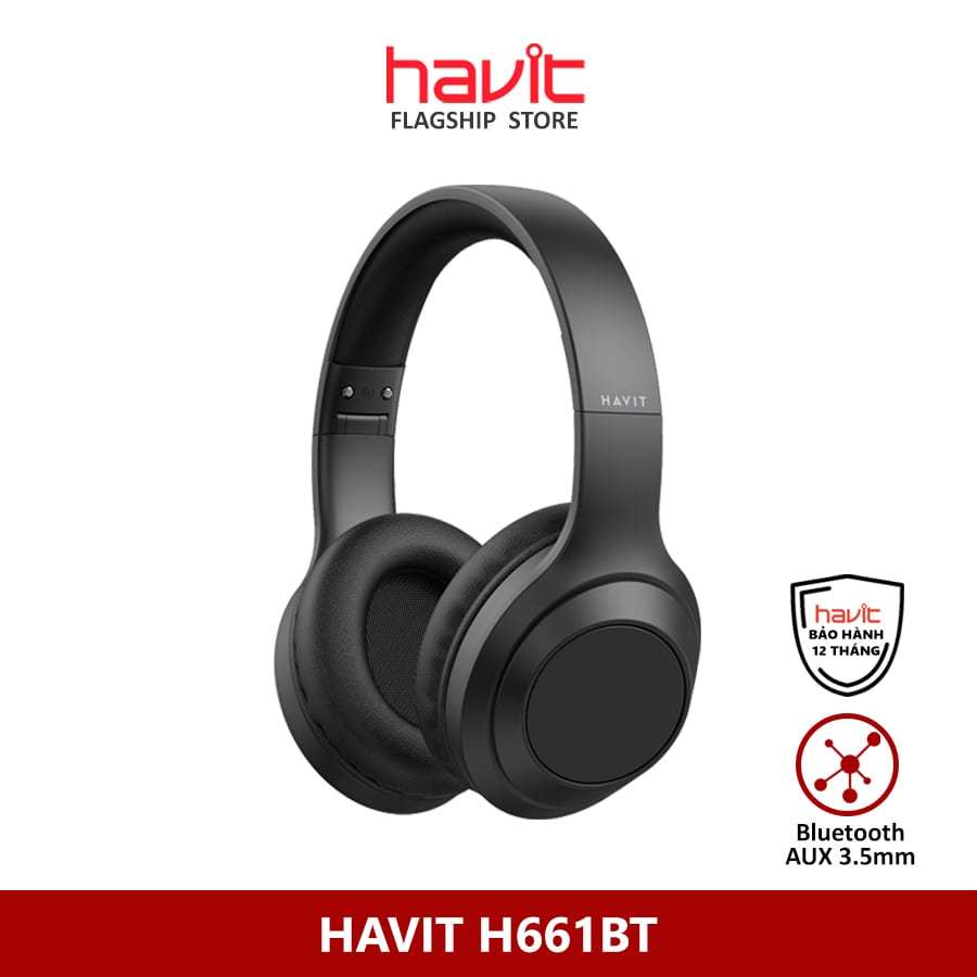 Tai nghe Bluetooth Headphone Havit H661BT Pin 12 tiếng | Kết nối 2 thiết bị | BT 5.3 | Shopee ...