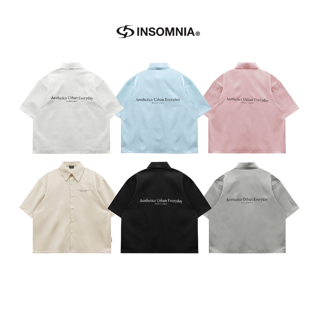 Áo Sơ Mi Oversize Aesthetics INSOMNIA Unisex Local Brand - TS028 ...