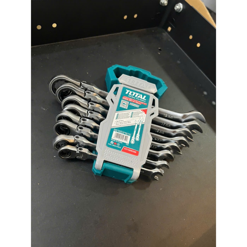 Bộ cờ lê miệng vòng 2 chiều tự động-chiều lắc léo tự động TOTAL(THT102RK086/THT102RK586 ...