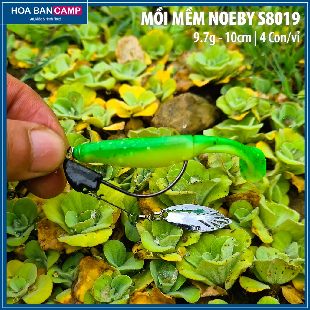 Mồi Mềm Câu Lure NOEBY S8019 | 10cm – 9.7g - 4 Con/Vỉ | Shopee Việt Nam